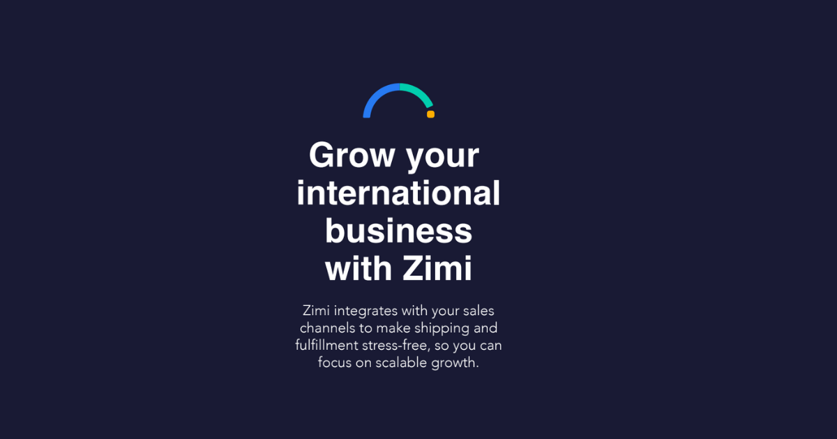 Zimi - Simplifying Global Commerce